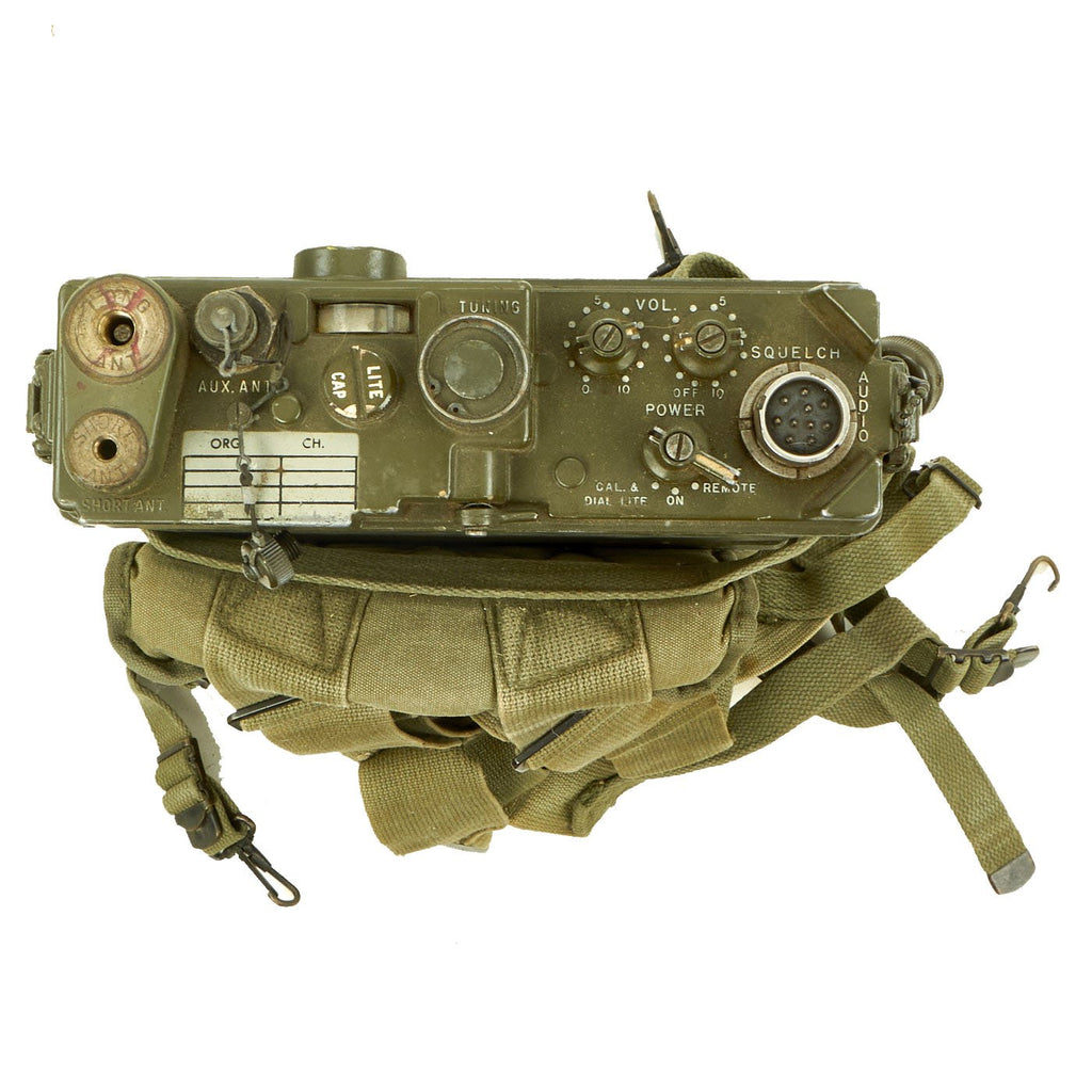Original U.S. Korean & Vietnam War RT-176 AN/PRC-10 Backpack Radio Rig ...