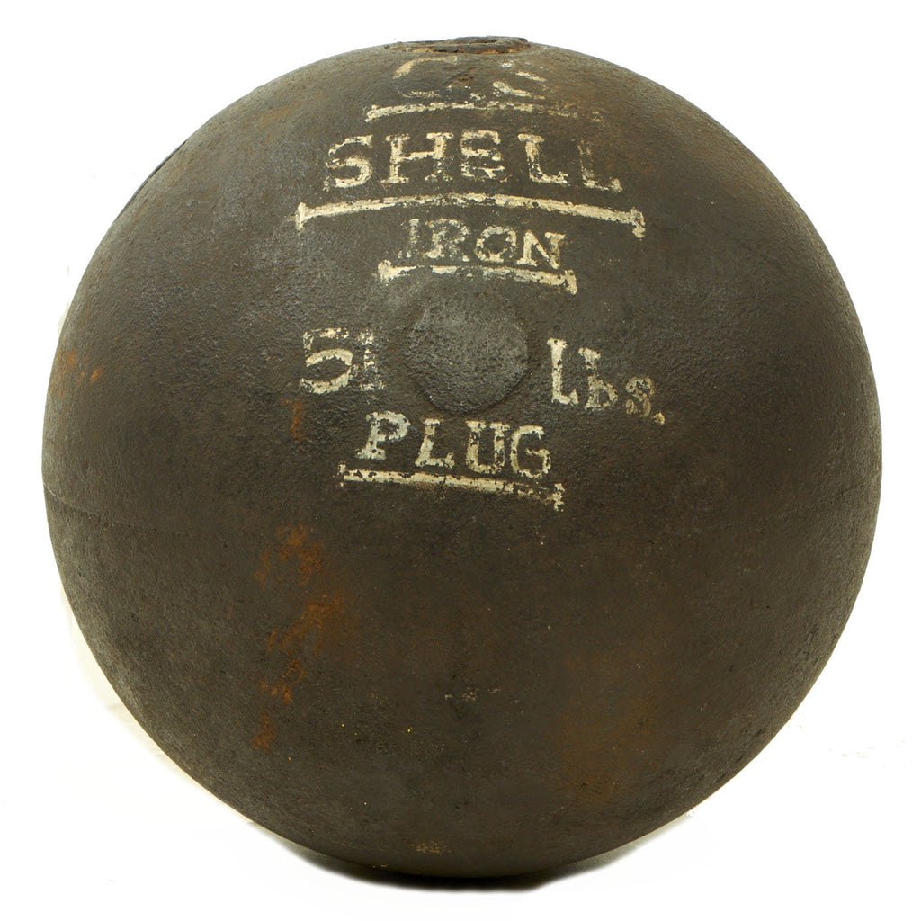 Original U.S. Civil War Confederate Spherical 8 Inch Mortar Shell ...