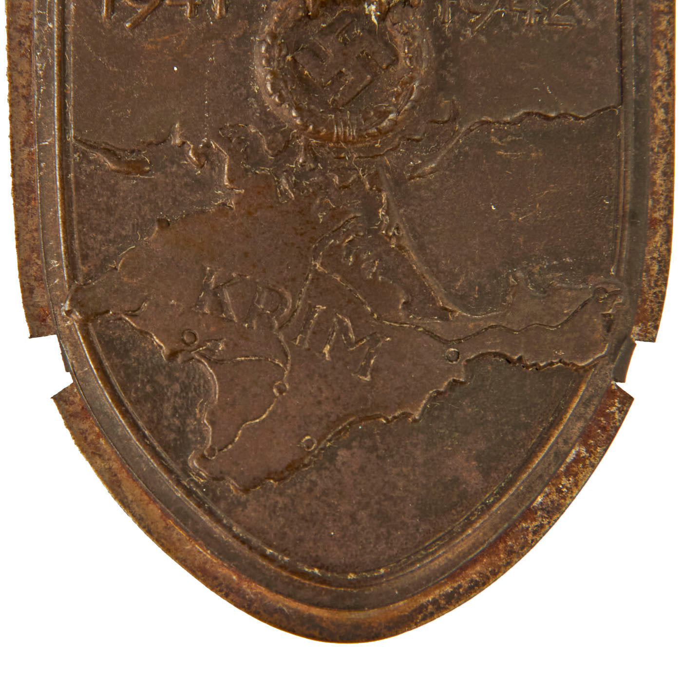 Original German WWII Crimea Krim Shield Decoration - Krimschild ...