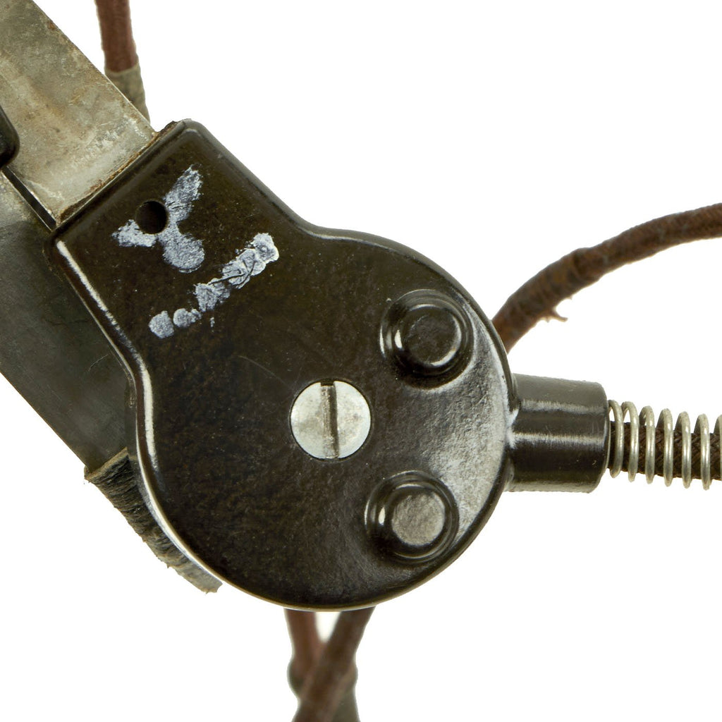 Original German WWII Panzer Armored Vehicle Model B Headset with Throa ...