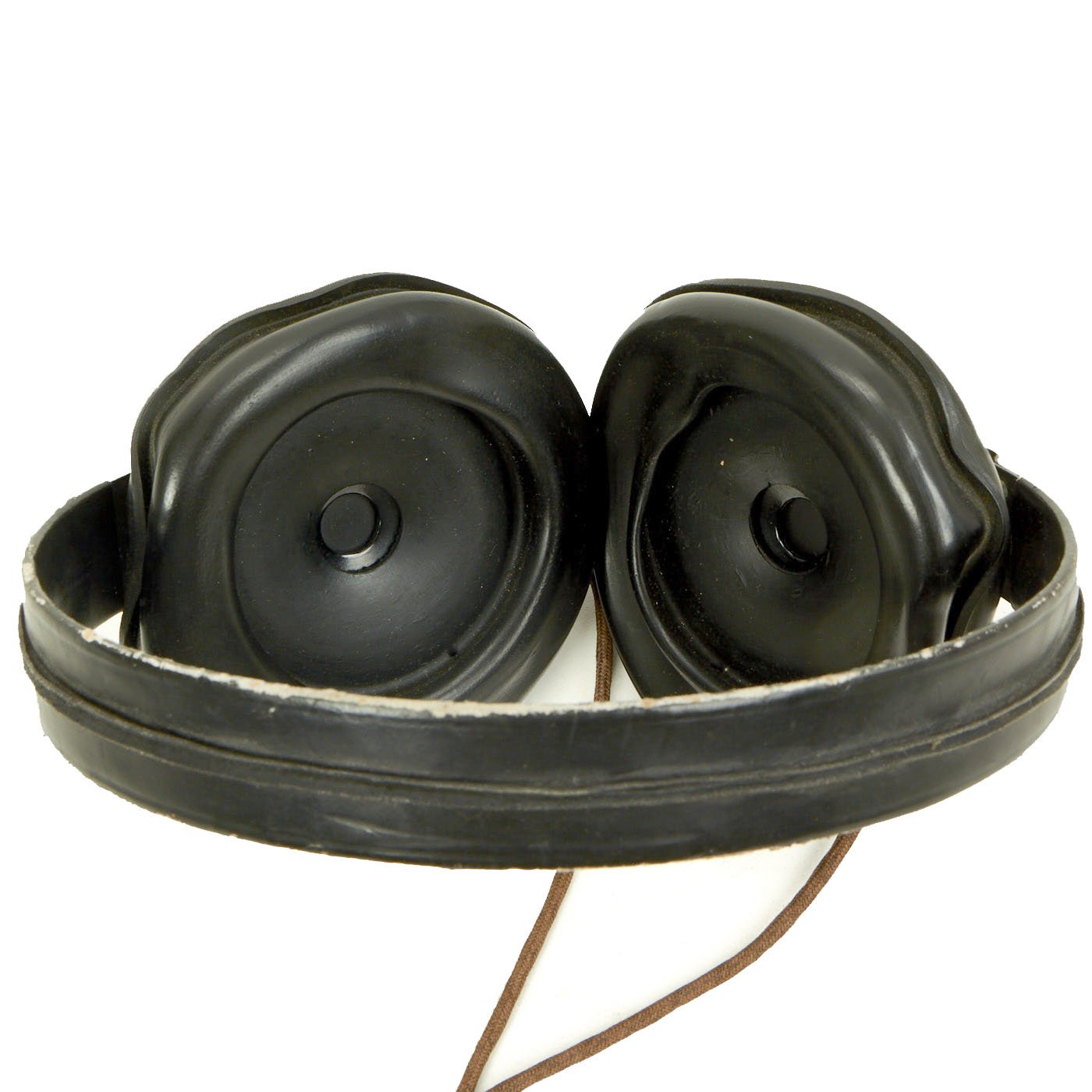 Original German WWII Panzer Armored Vehicle Model B Headset with Throa ...
