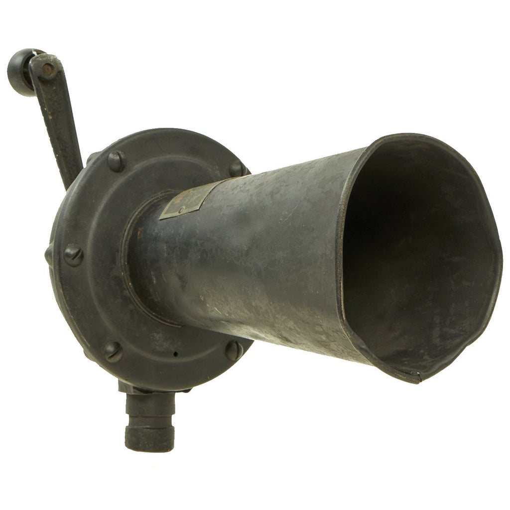 Original WWI U.S. Army Chemical Warfare Service KLAXON - 10 Hand Crank ...