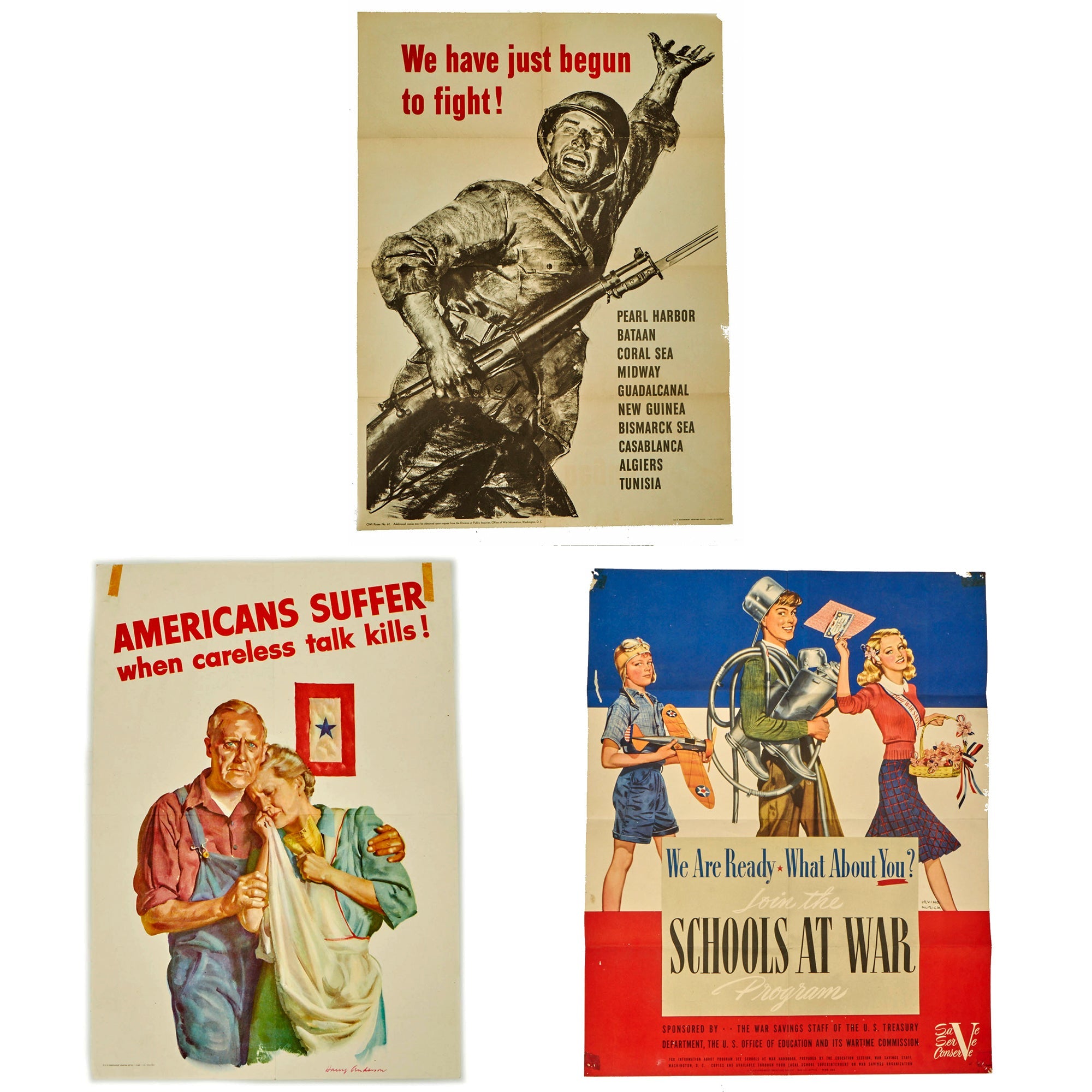 Us Ww2 Propaganda Posters Original U.S. WWII 1942 Propaganda Poster