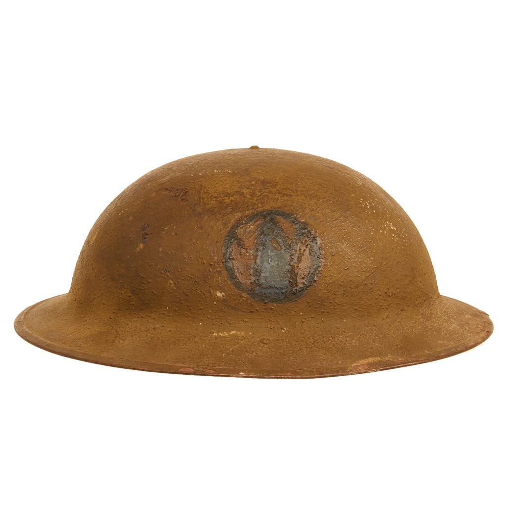 Original U.S. WWI 9th Division “The Rolling W” Double Insignia M1917 D ...