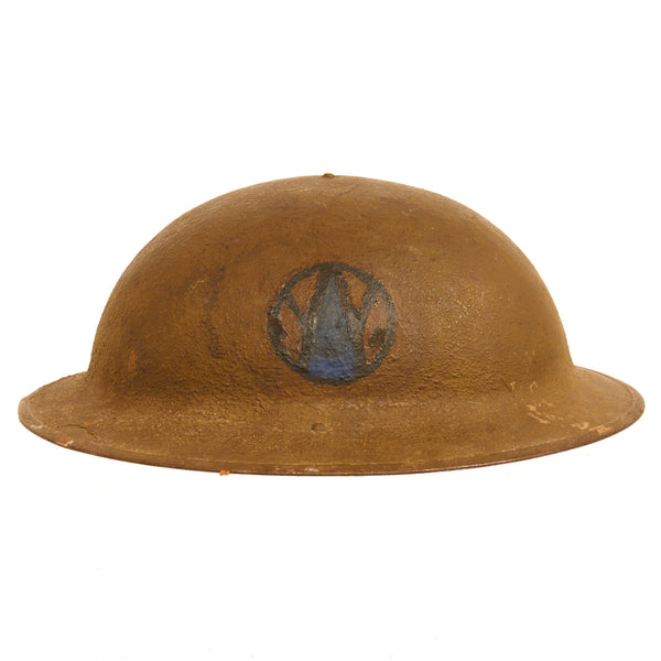 Original U.S. WWI 9th Division “The Rolling W” Double Insignia M1917 D ...
