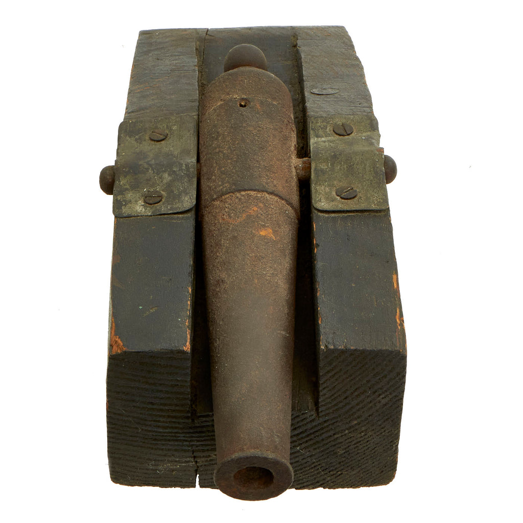 Original U.S. Civil War Era Small Naval Signal & Salute Iron Cannon on ...
