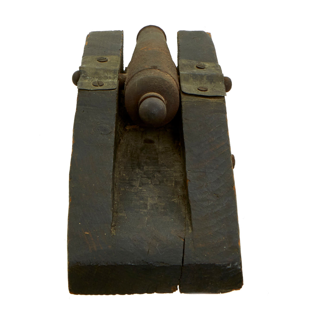 Original U.S. Civil War Era Small Naval Signal & Salute Iron Cannon on ...