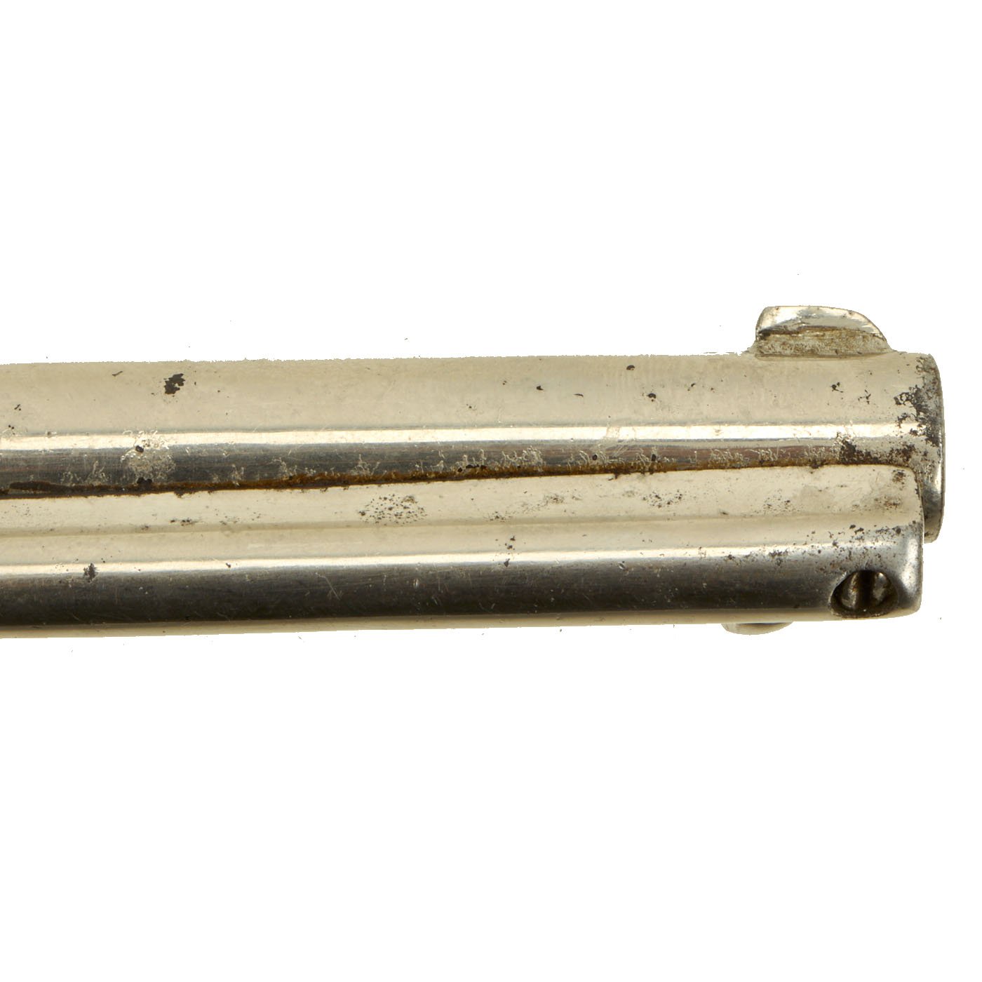 Original U.S. 1882 Colt Nickel Plated Frontier Six Shooter .44-40 Revo ...