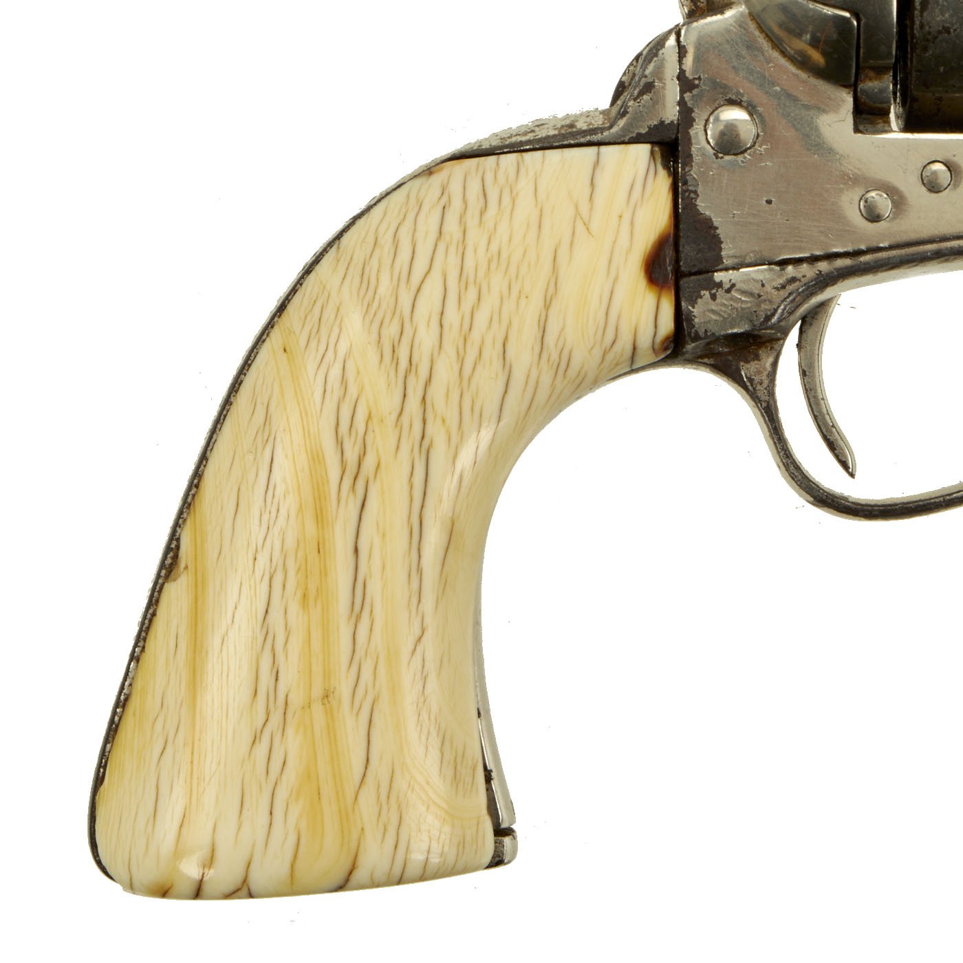 Original U.S. 1882 Colt Nickel Plated Frontier Six Shooter .44-40 Revo ...