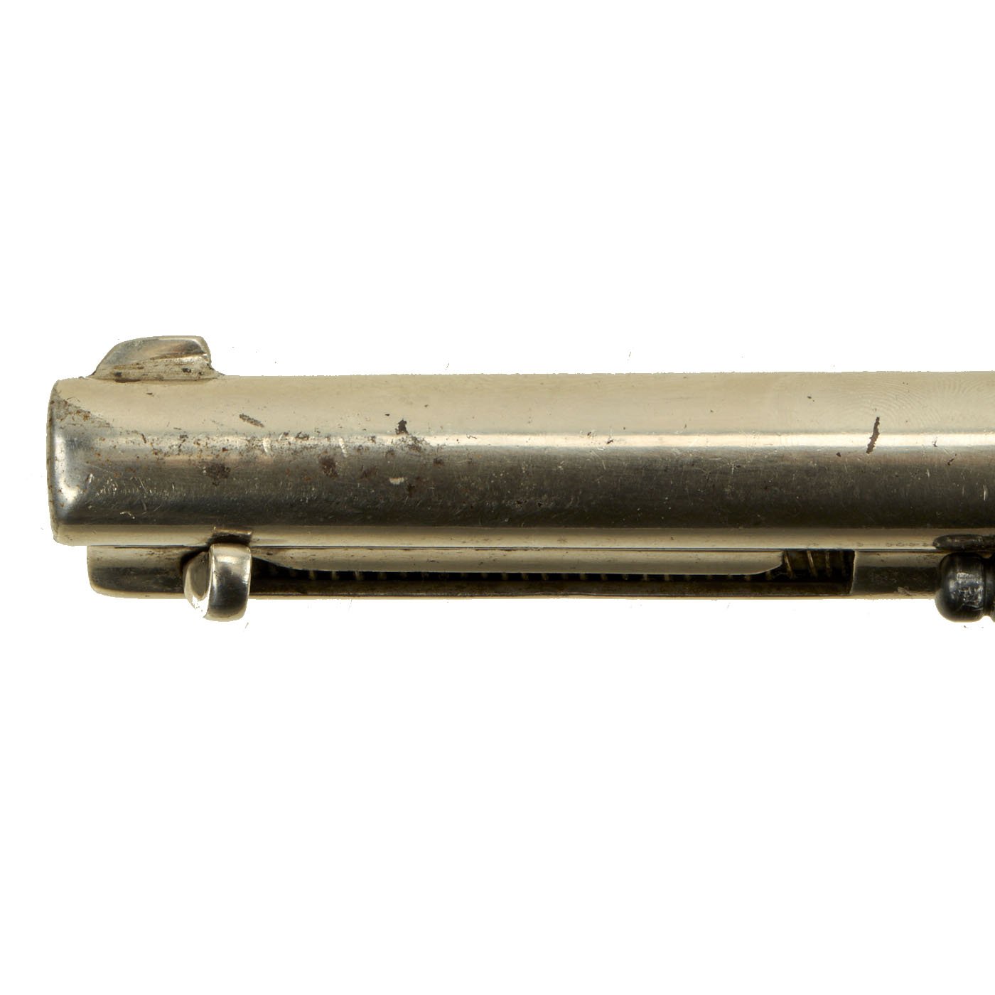 Original U.S. 1882 Colt Nickel Plated Frontier Six Shooter .44-40 Revo ...