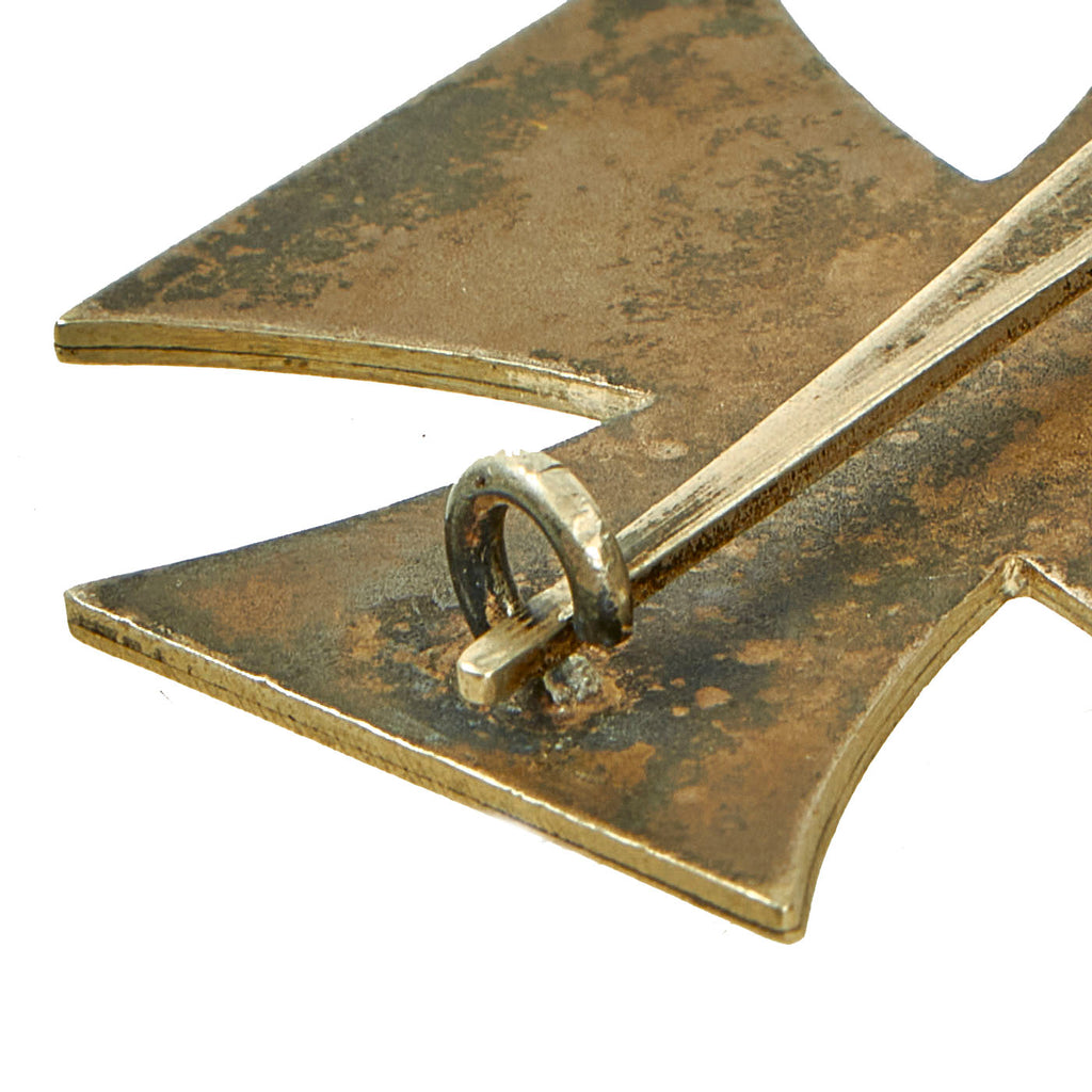 Original German WWII Iron Cross First Class 1939 EKI with Vertical Pin ...