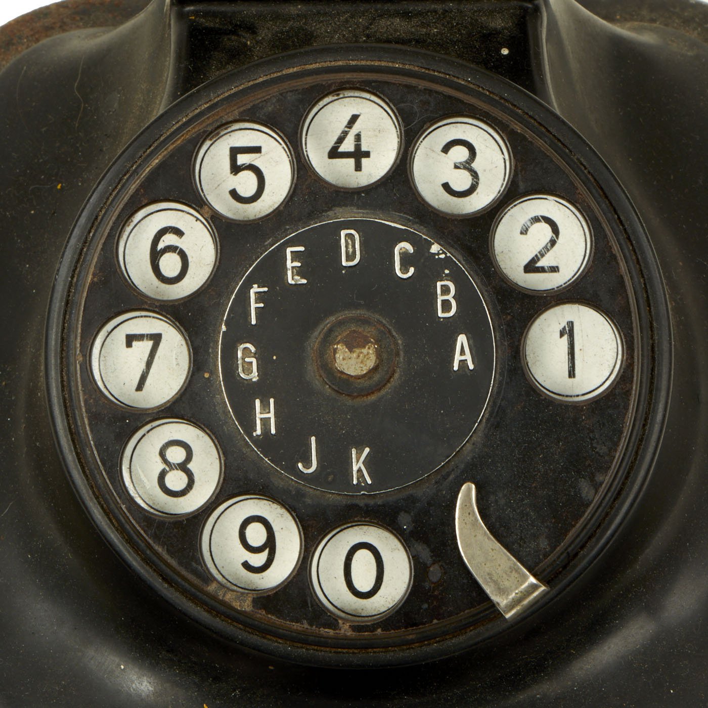 Original German WWII Military Staff Desk Rotary Telephone by Siemens ...