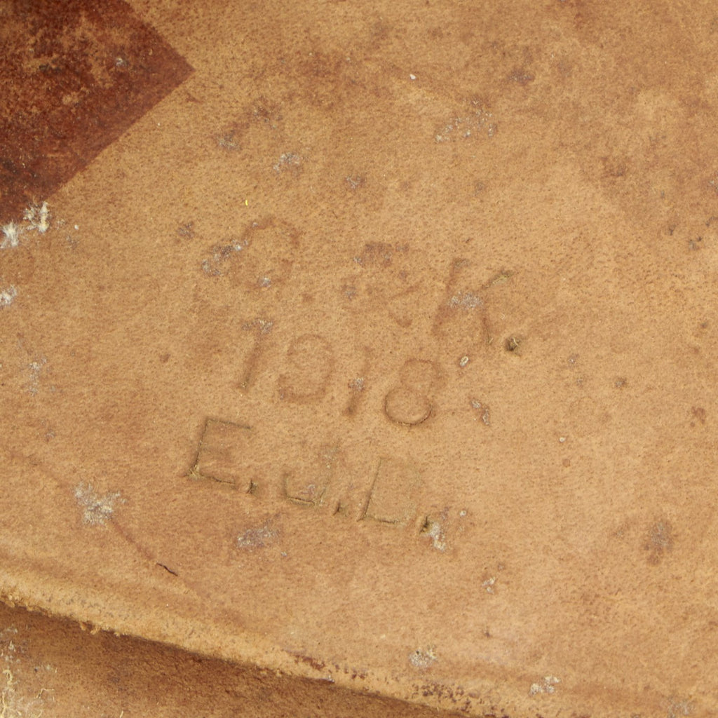 Original U.S. WWII Collins "Legitimus" Jeep Axe with WWI Leather Carri ...