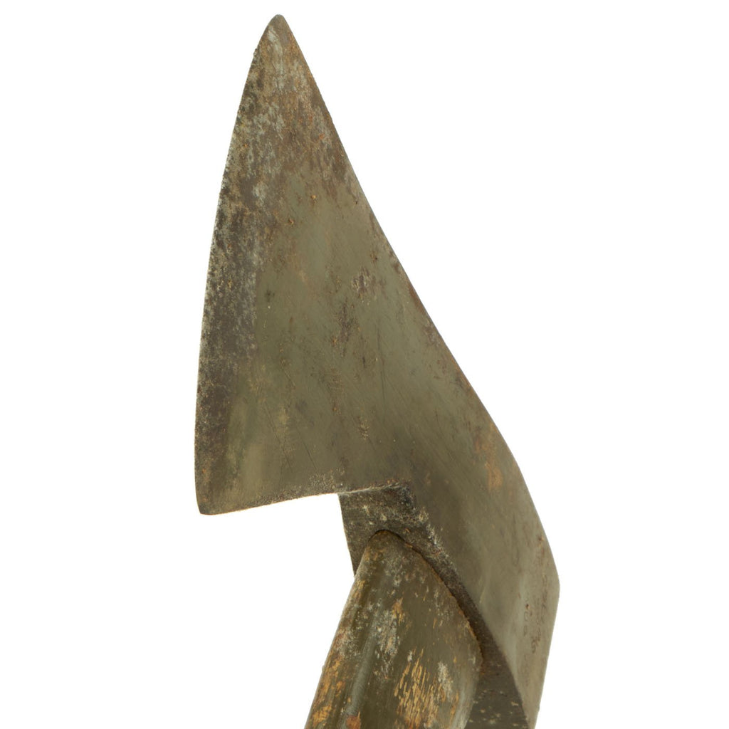 Original U.S. WWII Collins "Legitimus" Jeep Axe with WWI Leather Carri ...