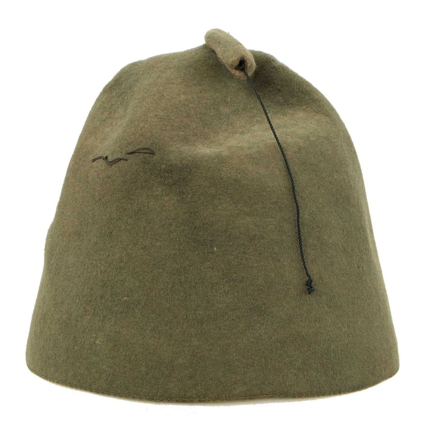Original German WWII Waffen SS Field Gray M43 Combat Fez for Foreign V ...