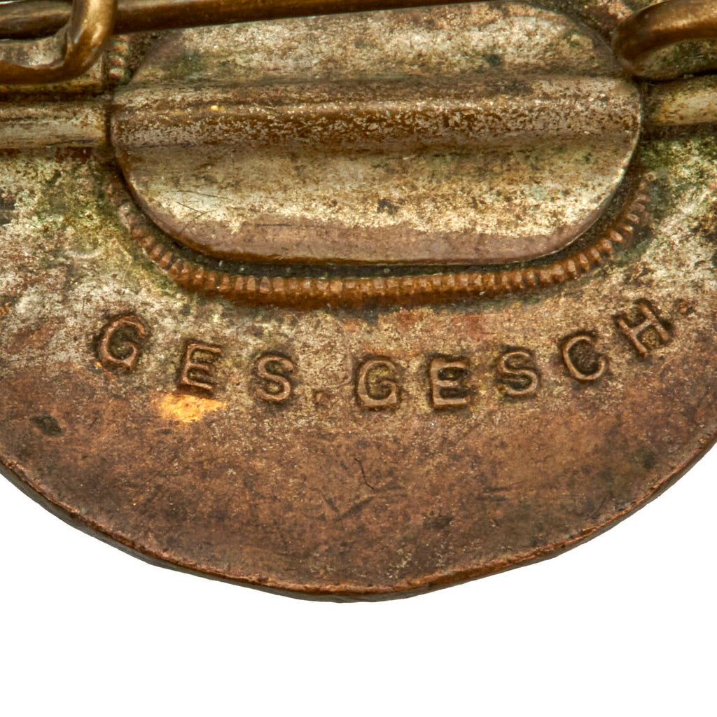 Original German WWII Early NSDAP Party Enamel Membership Badge Pin ...