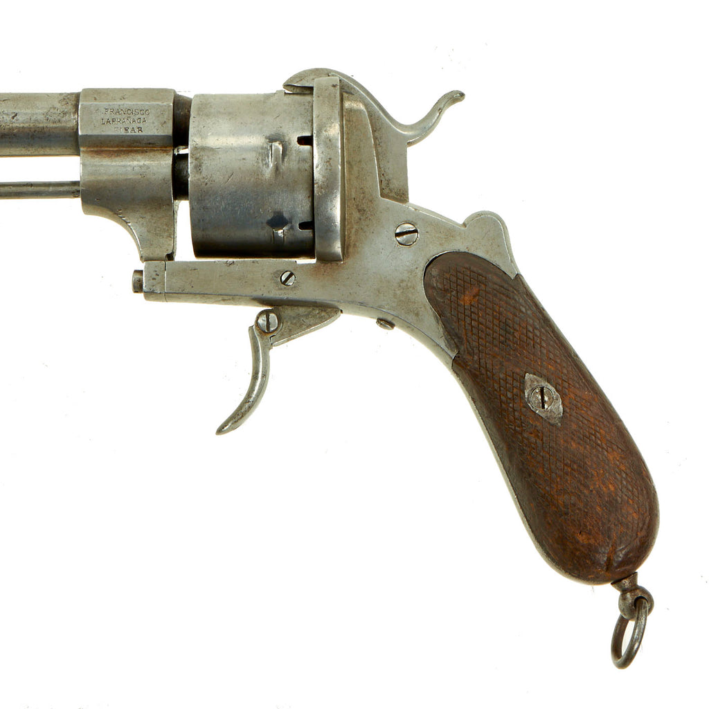 Original Spanish Double Action 11mm Pinfire Revolver by Francisco Larr ...
