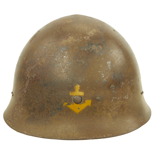 Original WWII Japanese Special Naval Landing Forces SNLF Helmet with C ...