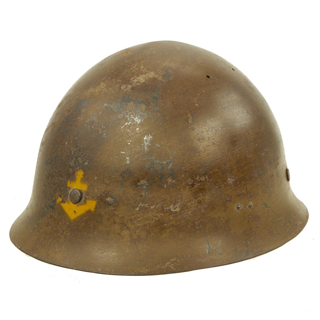 Original WWII Japanese Special Naval Landing Forces SNLF Helmet with C ...