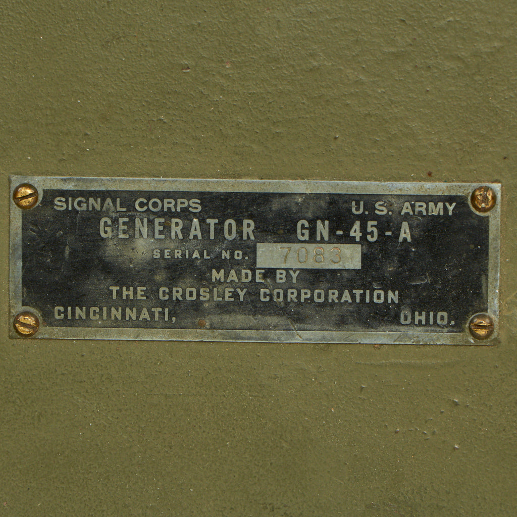 Original U.S. WWII SCR-284 Signal Corps Radio Set by Crosley ...