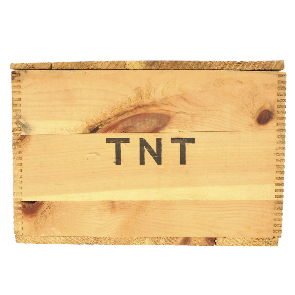 Original U.S. WWII 1943 Dated TNT Explosive Wood Crate – International ...