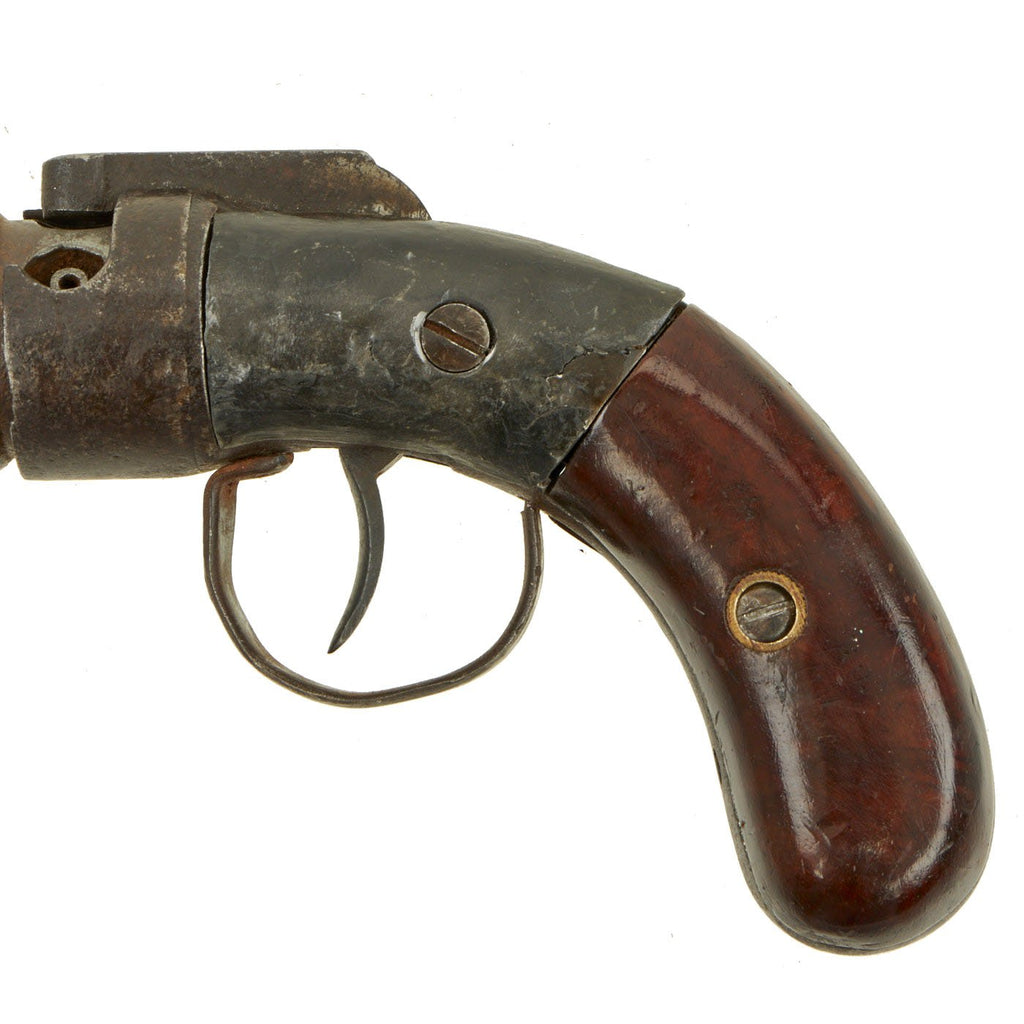 Original U.S. Sprague & Marston Double Action Percussion Pepperbox Rev ...