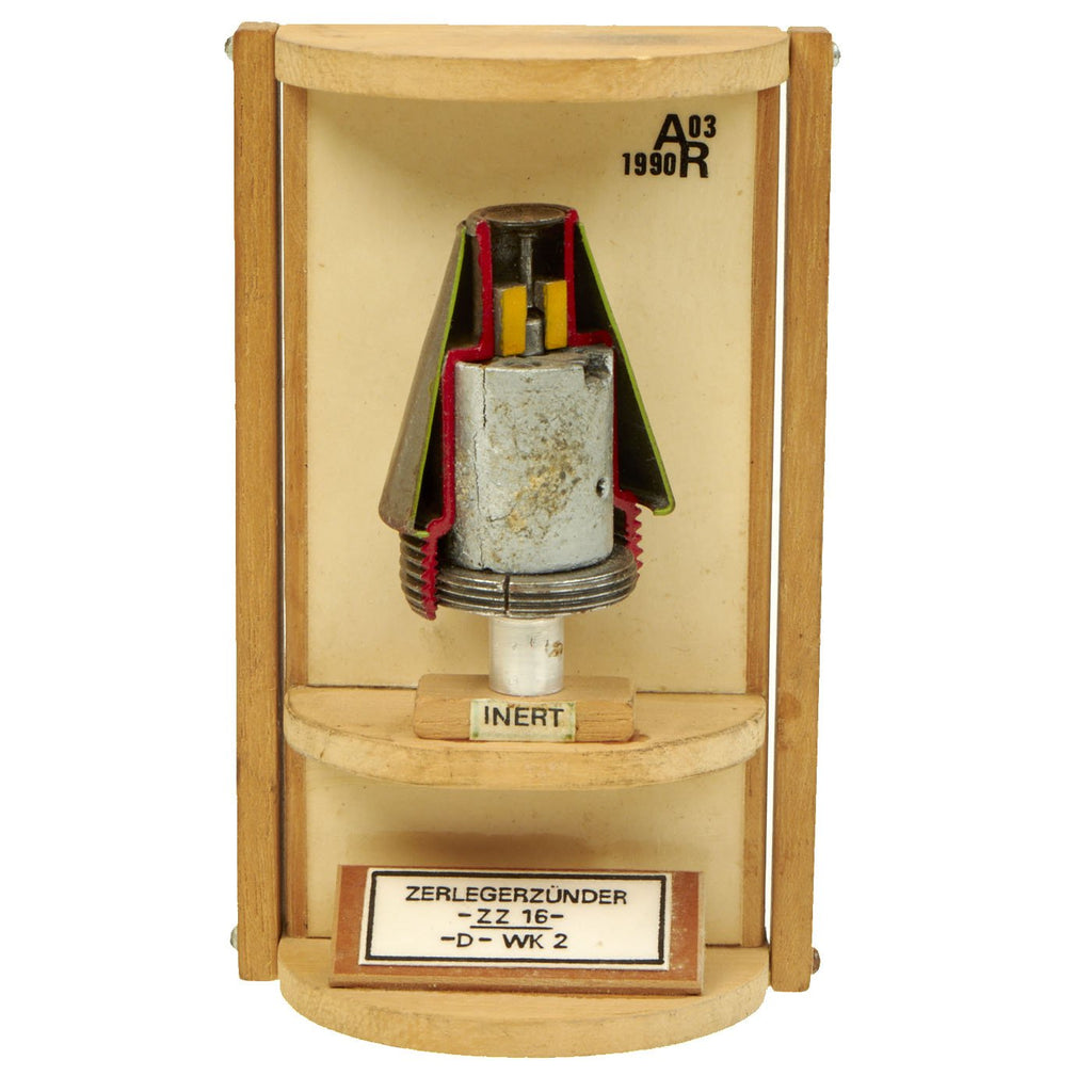 Original Set of 2 German WWII Inert Display Cutaway Artillery Fuses in ...