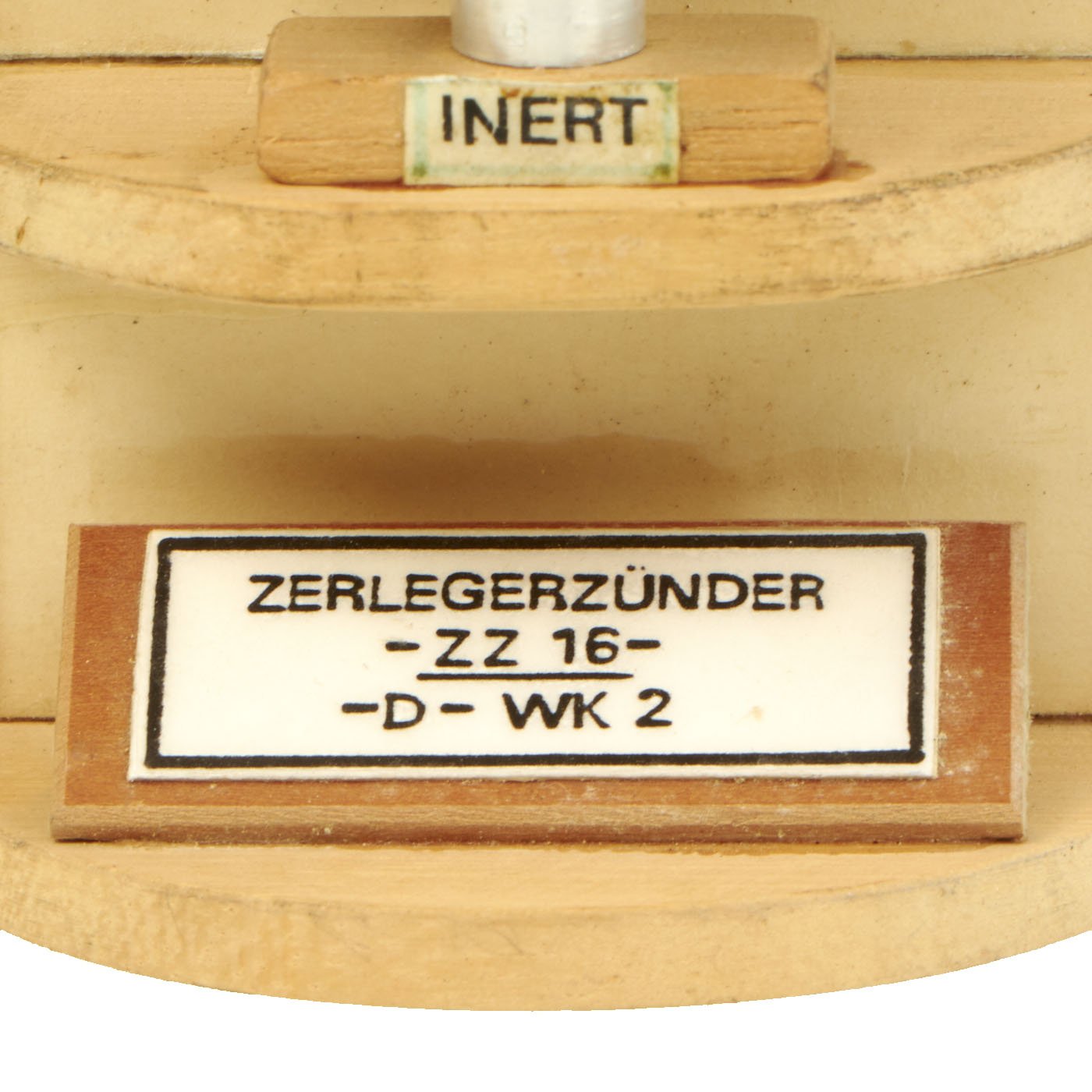 Original Set of 2 German WWII Inert Display Cutaway Artillery Fuses in ...