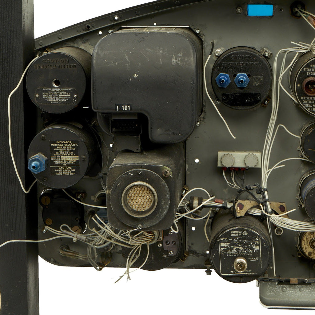 Original U.S. Vietnam War Bell UH-1 Iroquois Huey Instrument Control P ...