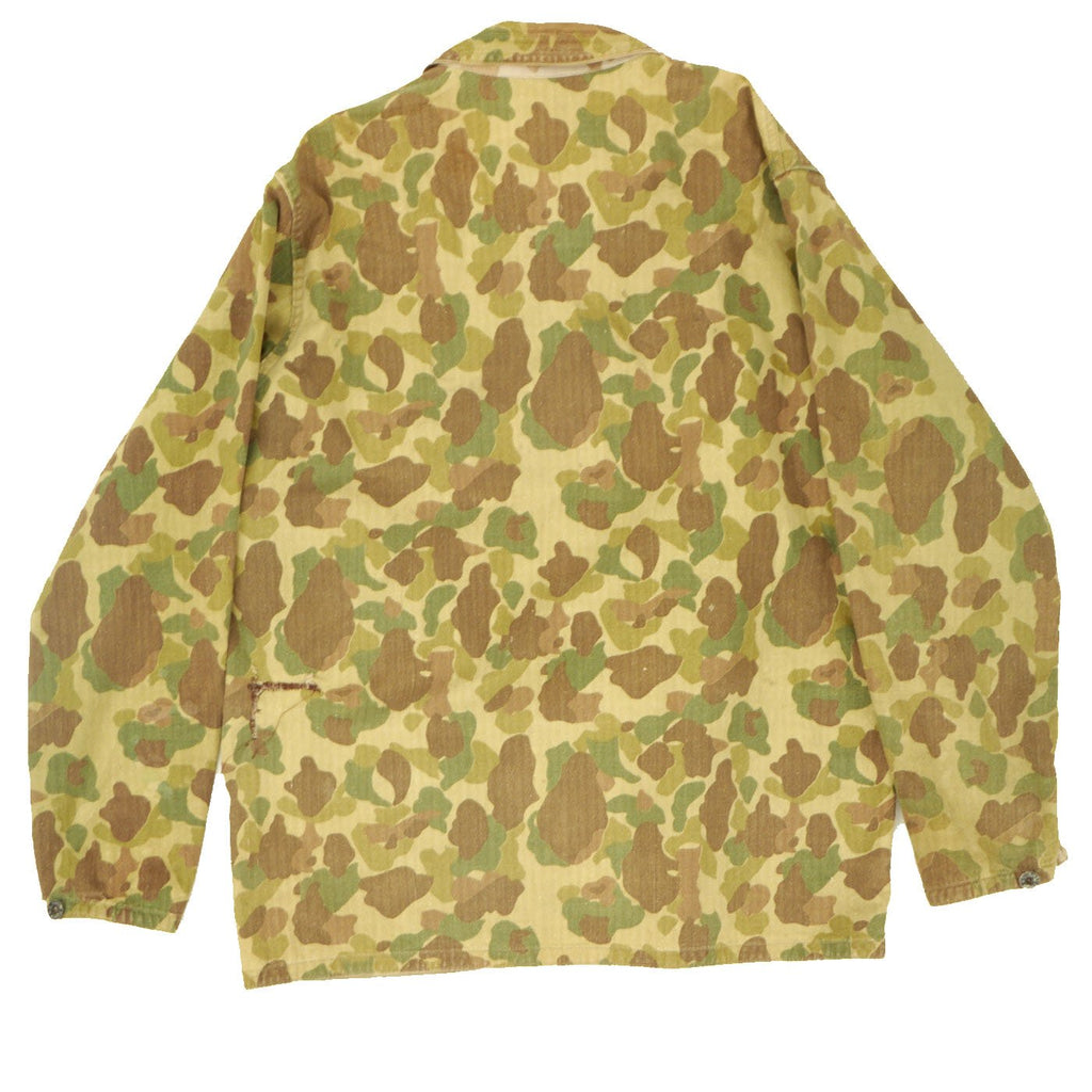 Original U.S. WWII USMC P44 Frogskin Reversible Camouflage HBT Shirt ...