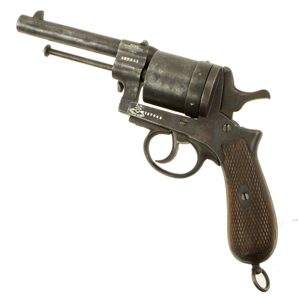 Original Austrian Massive M1870 Rast & Gasser Patent 11.3mm Revolver b ...