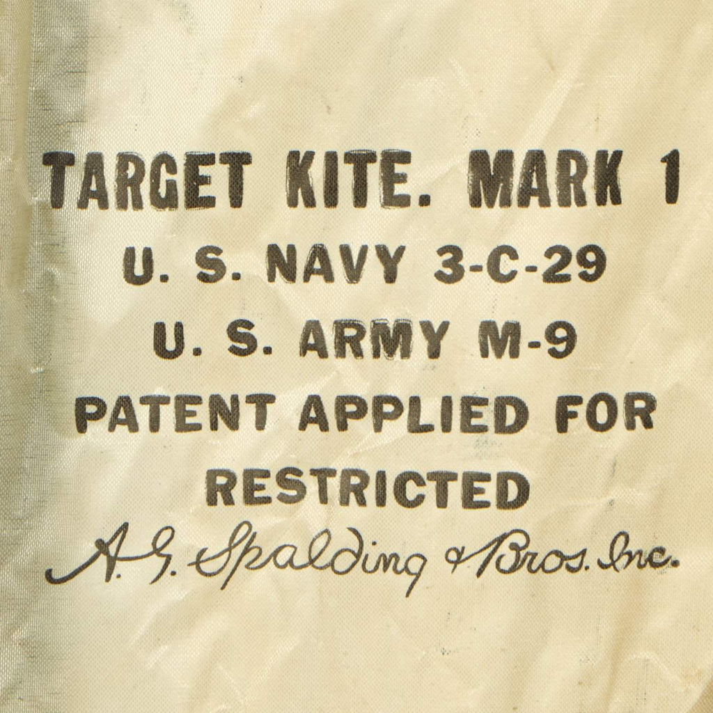 Original U.S. WWII Target Kite Mark 1 by Spalding Brothers - Japanese ...