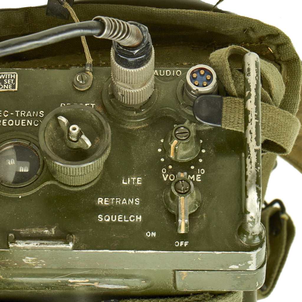 Original Vietnam War U.S.M.C. Radio Set RT-505B / PRC-25 Backpack Radi ...