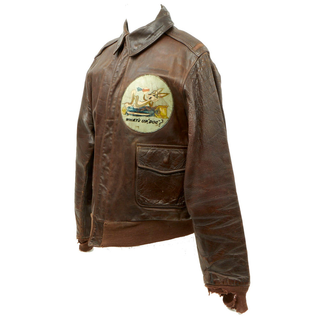 Original U.S. WWII Army Air Forces Type A2 Leather Flight Jacket with ...