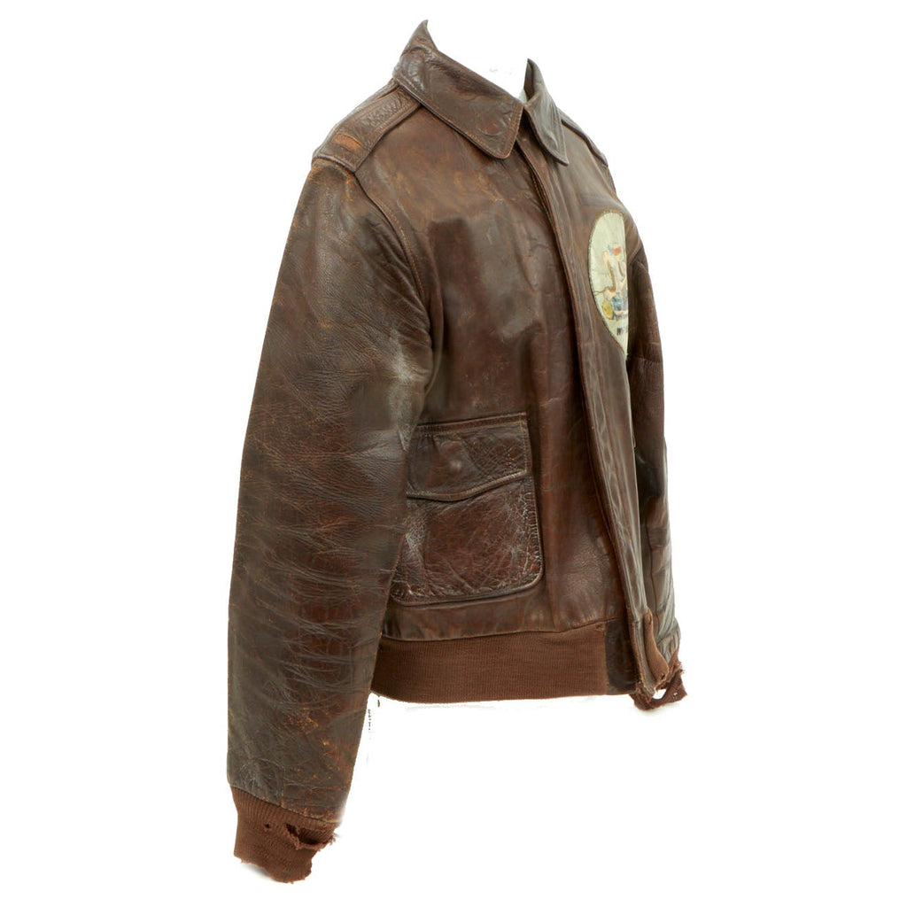 Original U.S. WWII Army Air Forces Type A2 Leather Flight Jacket with ...