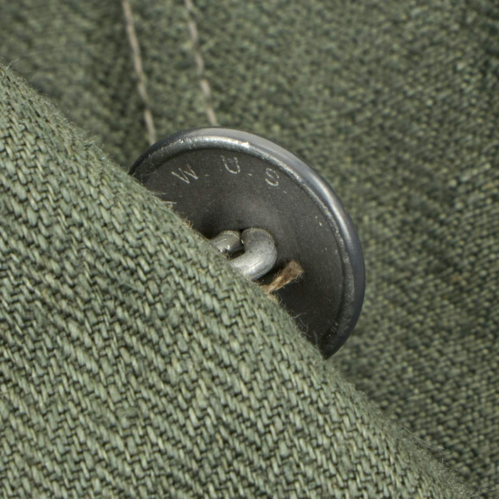Original German WWII Luftwaffe HBT Reed Green M43 Tunic in Mint Condit ...
