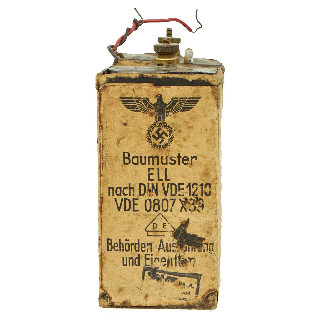 Original German WWII Set of Two Element D (T 30) Batteries for the FF ...