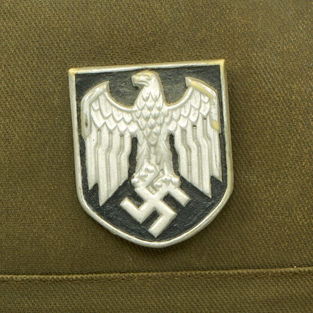 Original German WWII First Model DAK Afrikakorps Green Sun Helmet ...