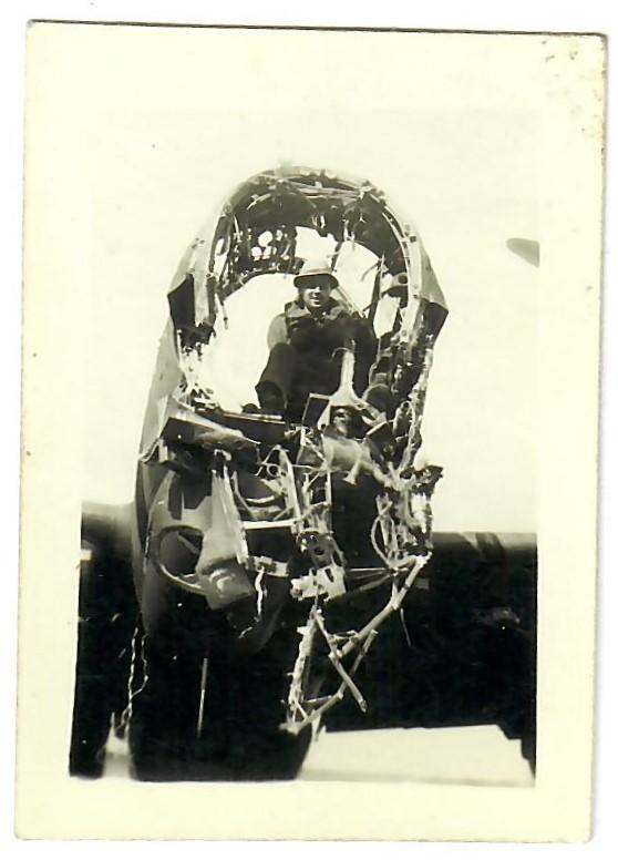 Original U.S. WWII Named Officer German Aircraft Skin with Document an ...