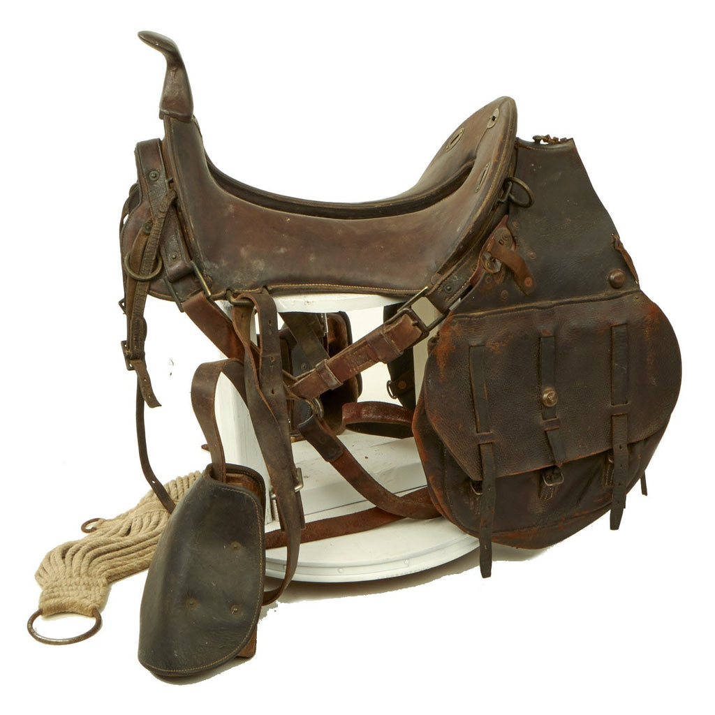 Original U.S. WWI Cavalry McClellan Saddle with Saddle Bags ...