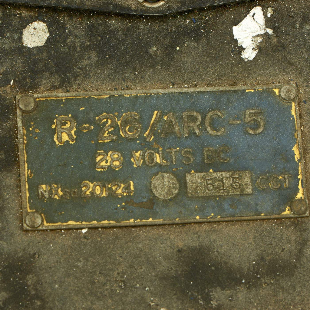 Original U.S. Navy Aircraft Radio Transmitter Receiver AN/ARC-5 Comman ...