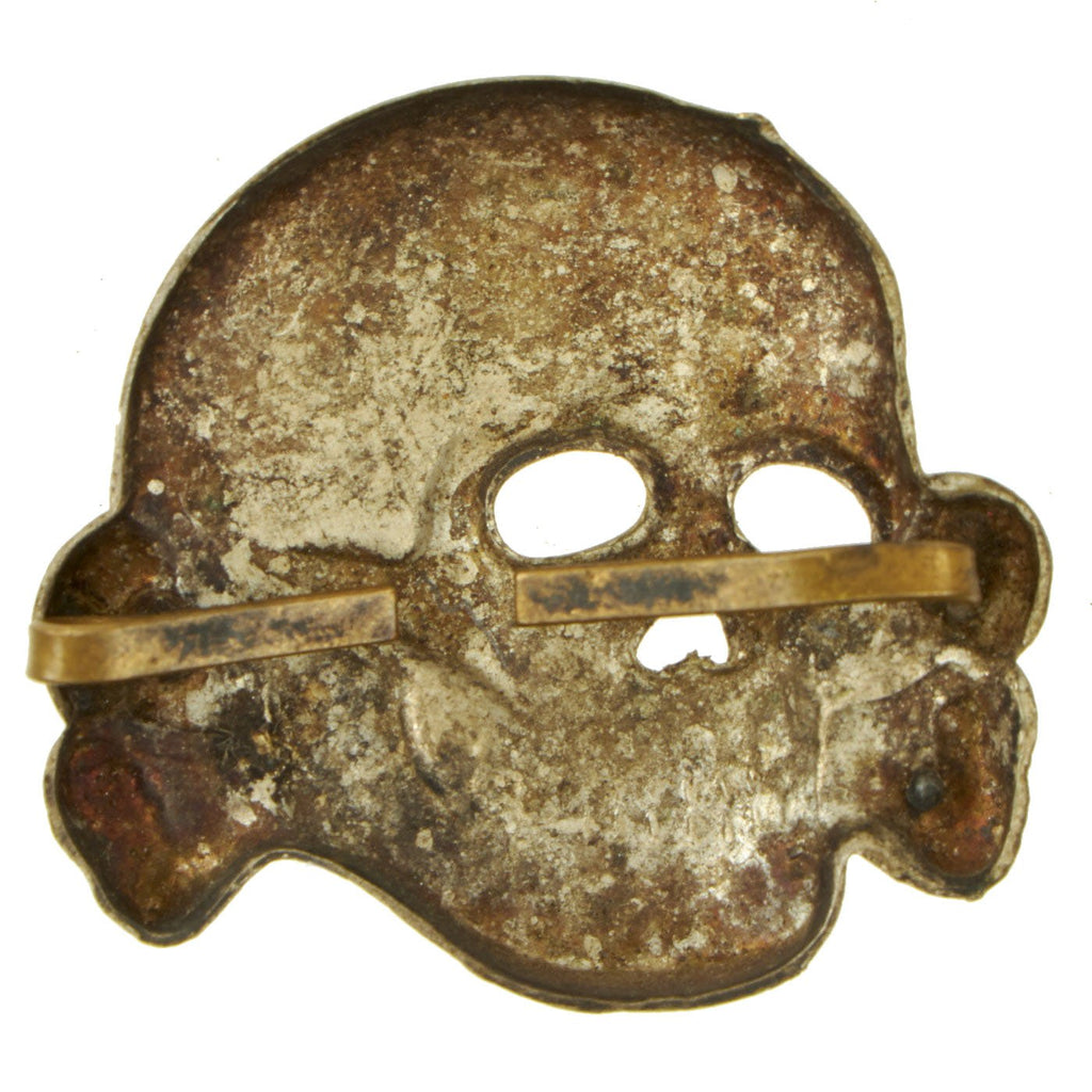 Original Rare German WWII SS Allgemeine Totenkopf Skull Badge for Viso ...