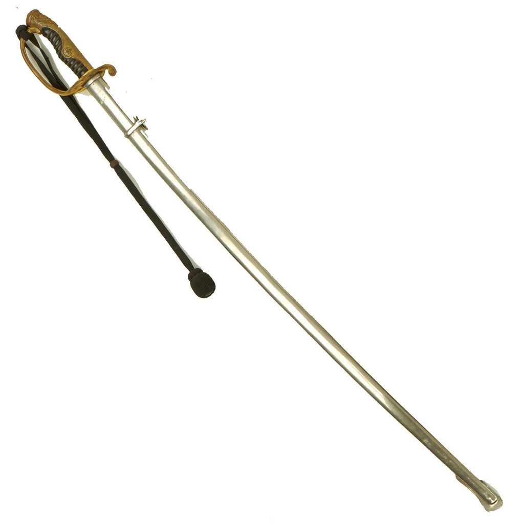 Original Japanese WWII Army Officer Type 19 Kyu-Gunto Sword with Scabb ...