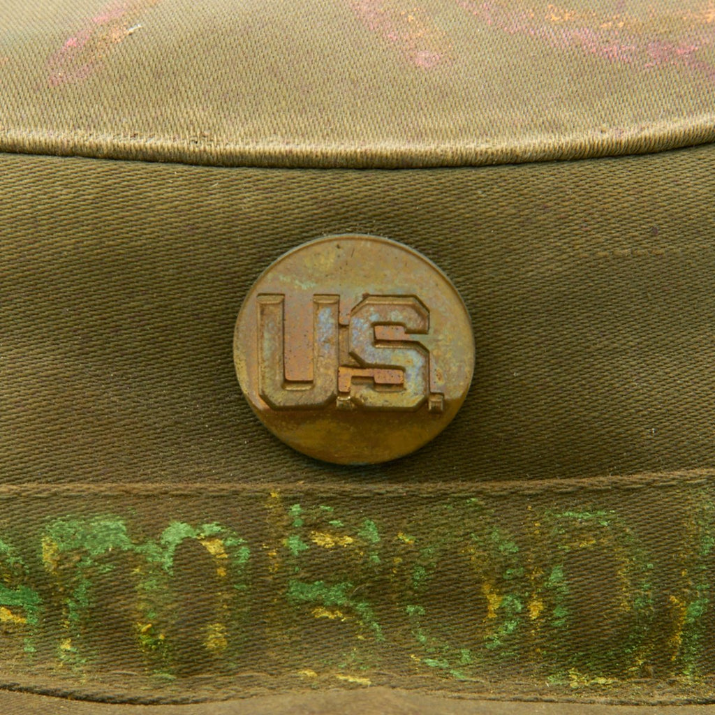 Original U.S. Vietnam War Protest M1951 Ridgeway Field Cap ...