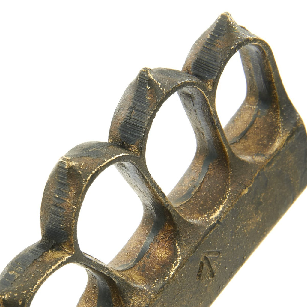 Original British WWII Custom Brass Knuckle Duster Trench Spike Knife ...