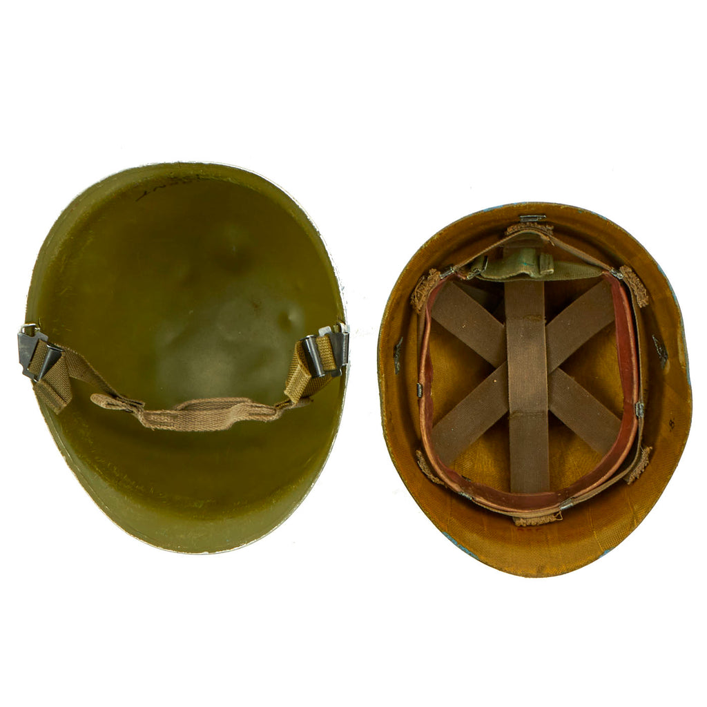 Original U.S. 1980s United Nations U.N. M1 Steel Helmet with Liner ...