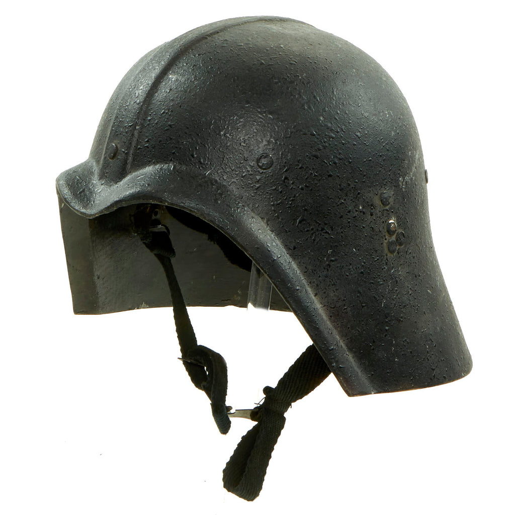 Original Iraqi Fedayeen Helmet with Intact Saddam Badge, Liner & Chins ...