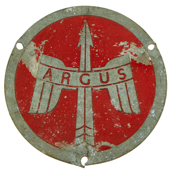 Original German WWII Argus As 17 Aircraft Engine Tag As Used In Messer ...