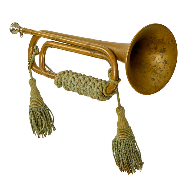Original U.S. WWI French Made US Regulation Model 1892 Field Trumpet i ...
