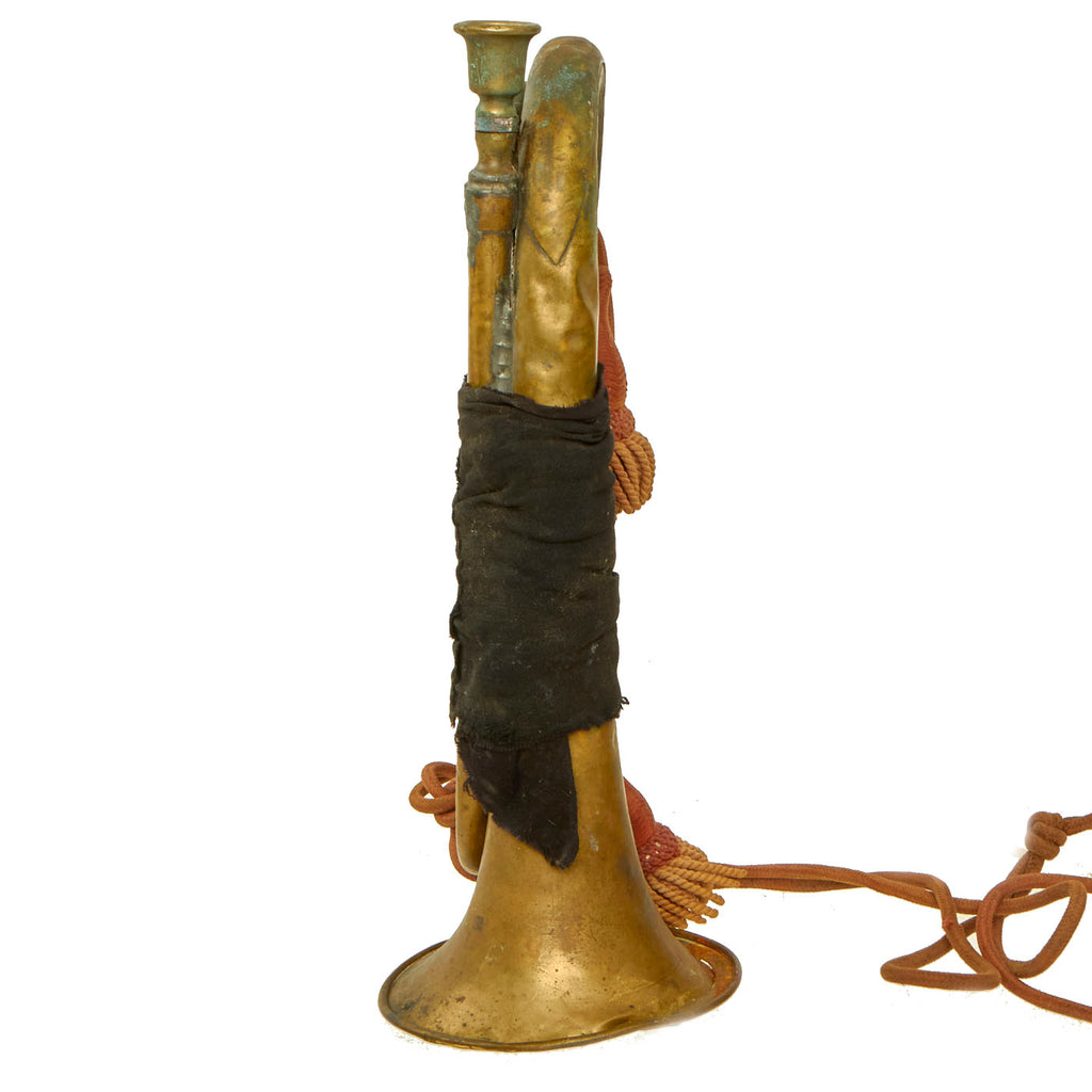 Original WWII Imperial Japanese Army Brass Bugle with Mouthpiece & Ora ...